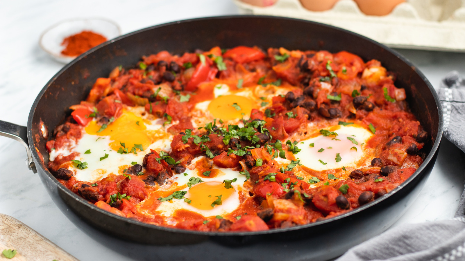1-Pan Huevos Rancheros Recipe