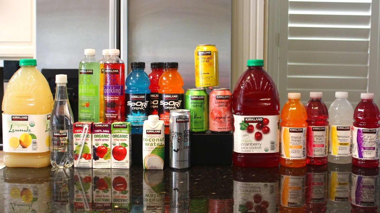 Costco Juice Kirkland Signature Organic Juice Assorted Flavours 40 X