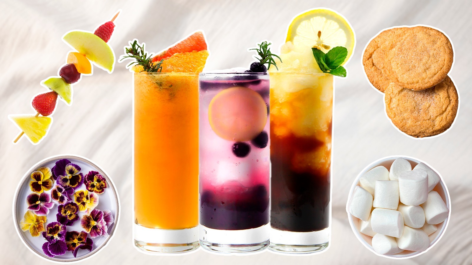 Unique Ways Experts Garnish Non-Alcoholic Drinks