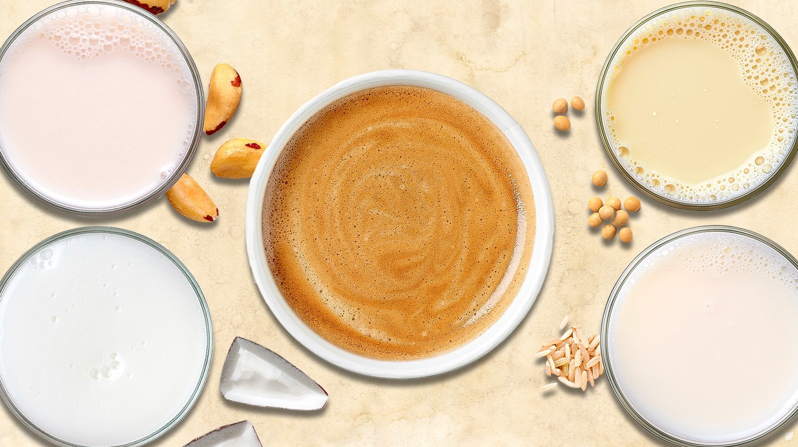 5 Best And 5 Worst Plant-Based Milks For Coffee