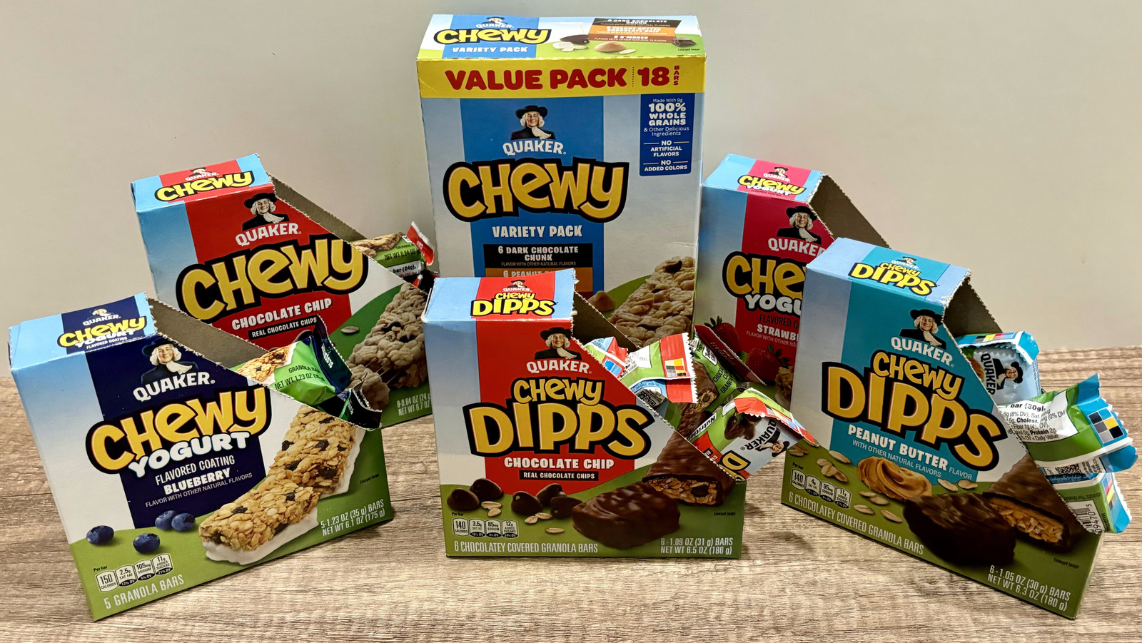 Quaker Oats Chewy Granola Bars Flavors, Ranked Worst To Best