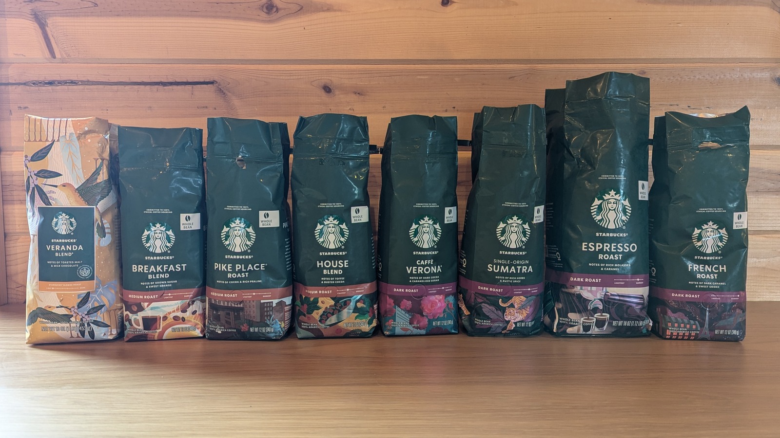 8 Starbucks Whole Bean Coffees, Ranked