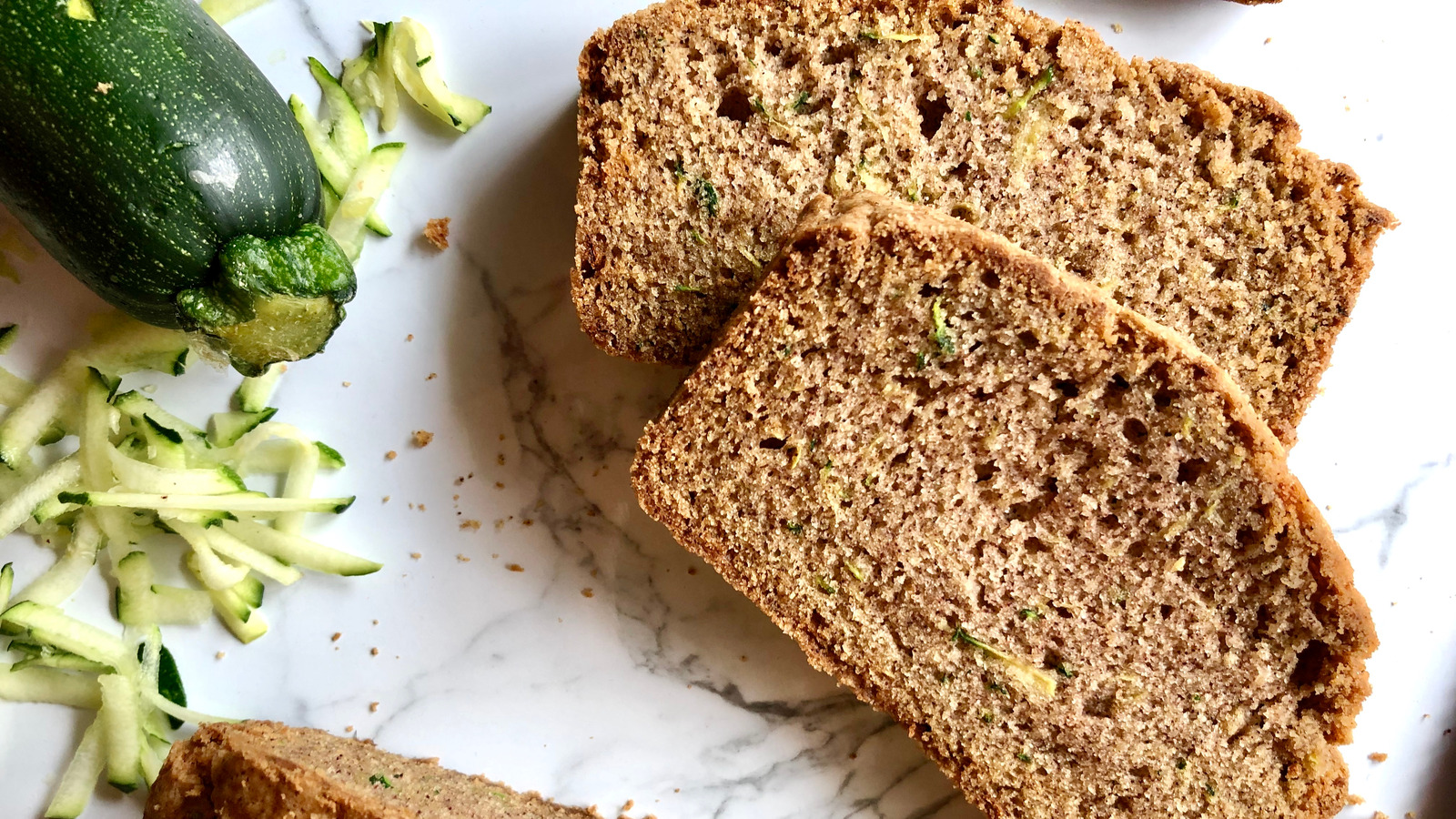 Always Grate Zucchini To Prevent Chunky, Unbalanced Bread