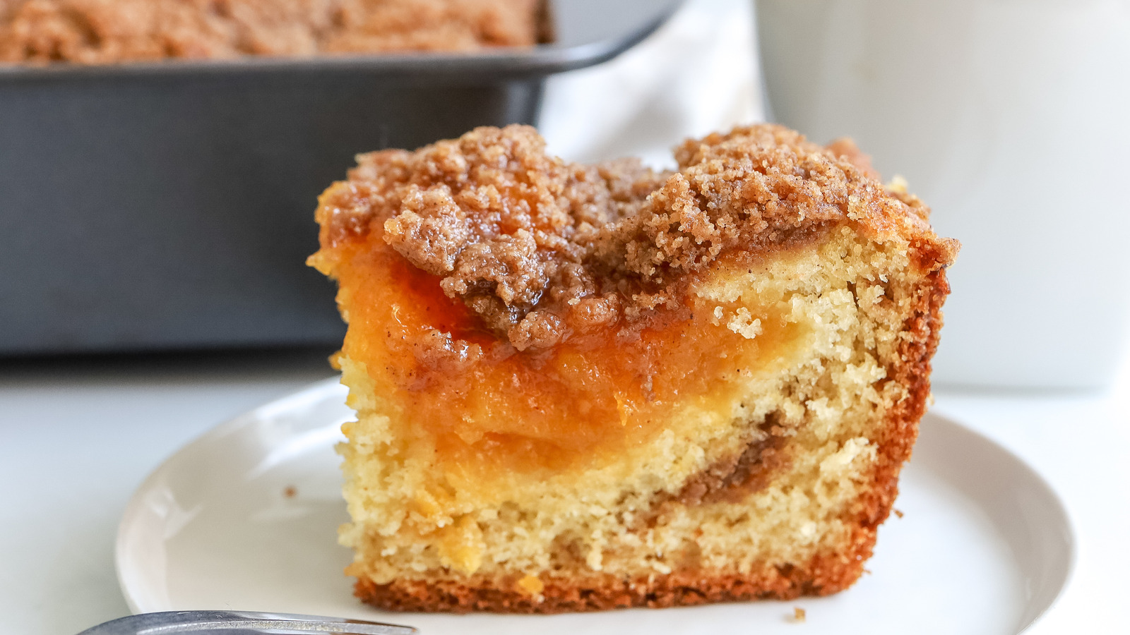 Apricot Buttermilk Coffee Cake With Streusel Topping Recipe
