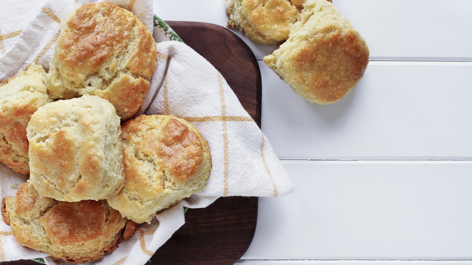 Avoid Overworked Biscuit Dough By Baking The Whole Sheet, Scraps And All