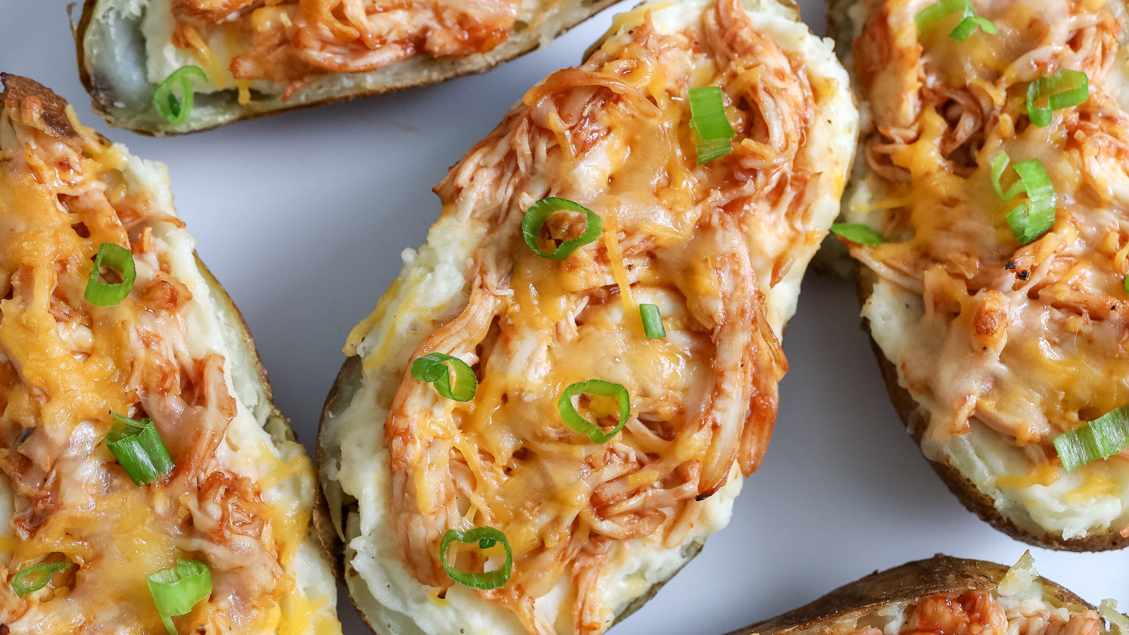 Barbecue Chicken-Stuffed Twice-Baked Potatoes Recipe
