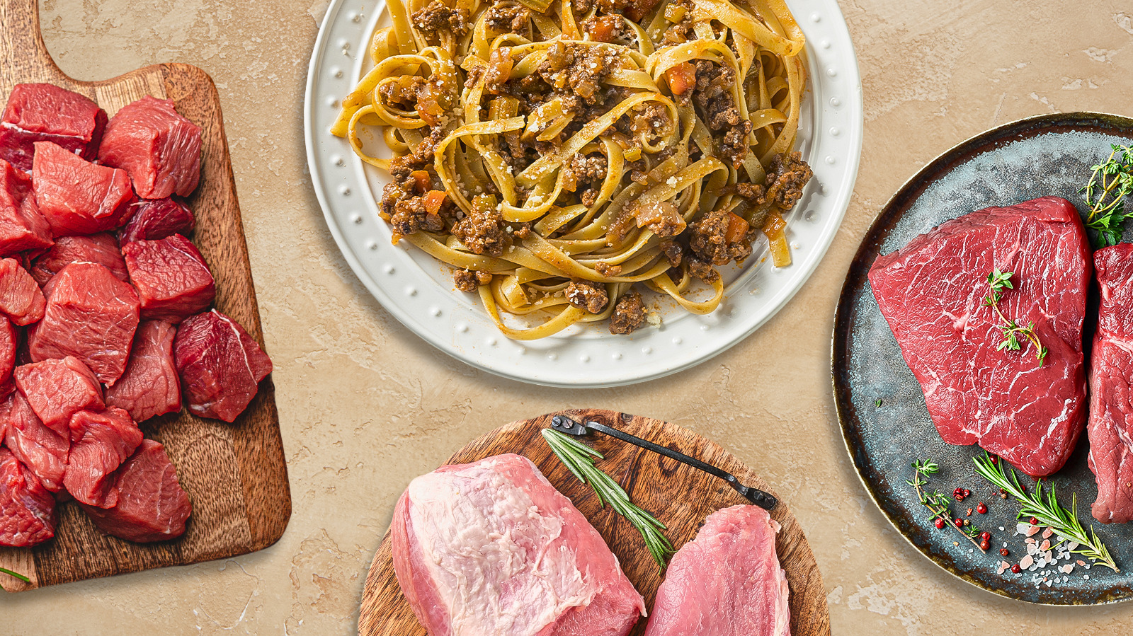 Beef, Pork, And Veal Make The Holy Trinity Of Meats For Richer Pasta