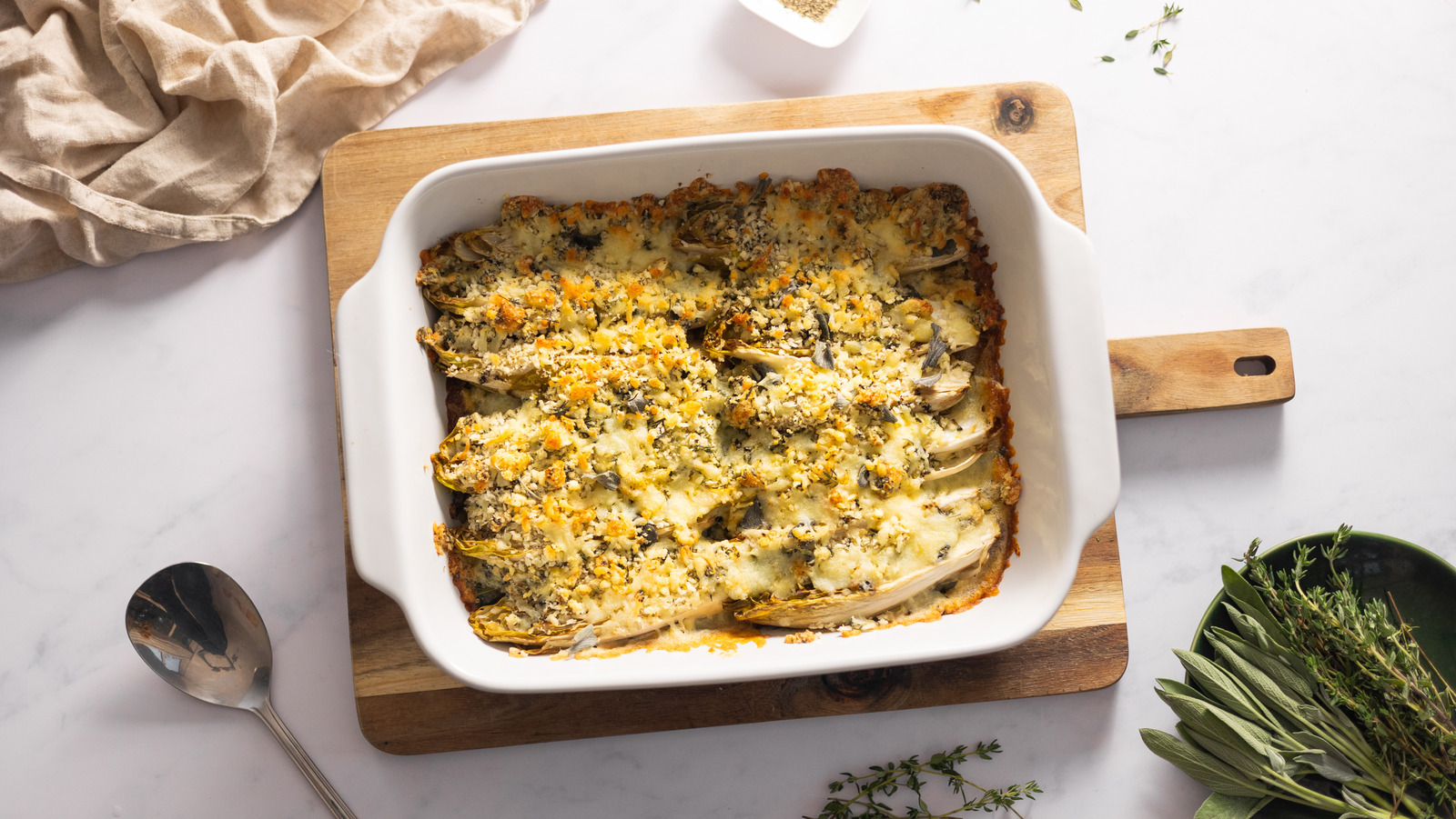Belgian Endive And Basque Blue Cheese Gratin Recipe