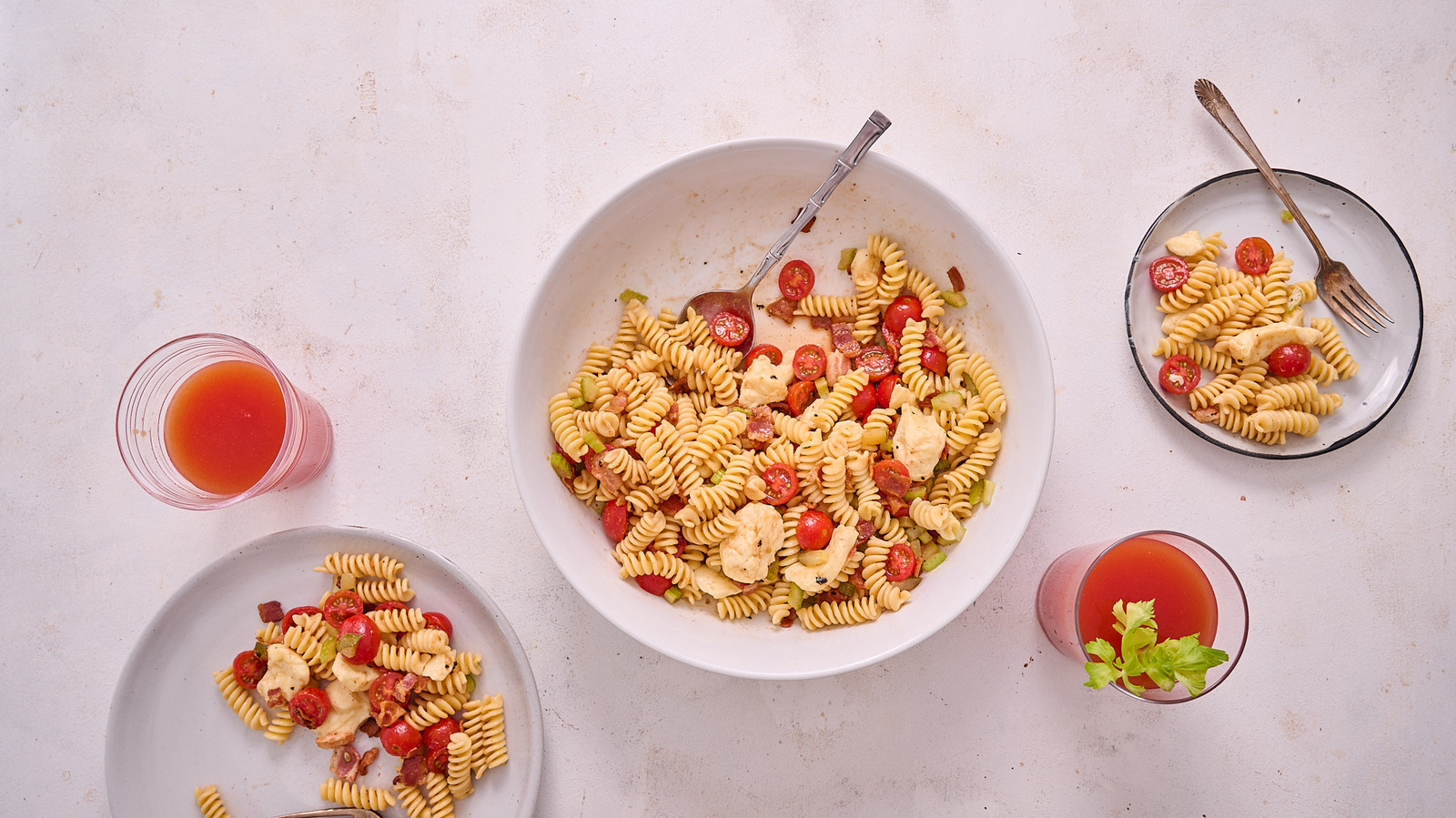 Bloody Mary Pasta Salad Recipe