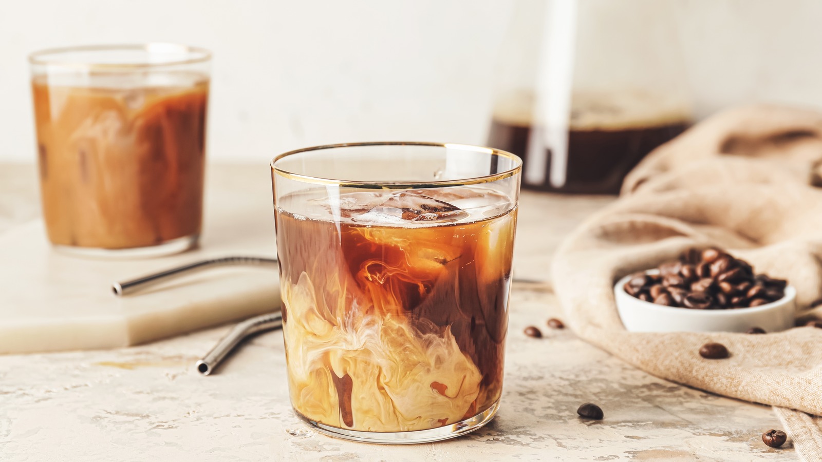 Bring Fall Flavor To Your Iced Coffee Without Any Pumpkin In Sight