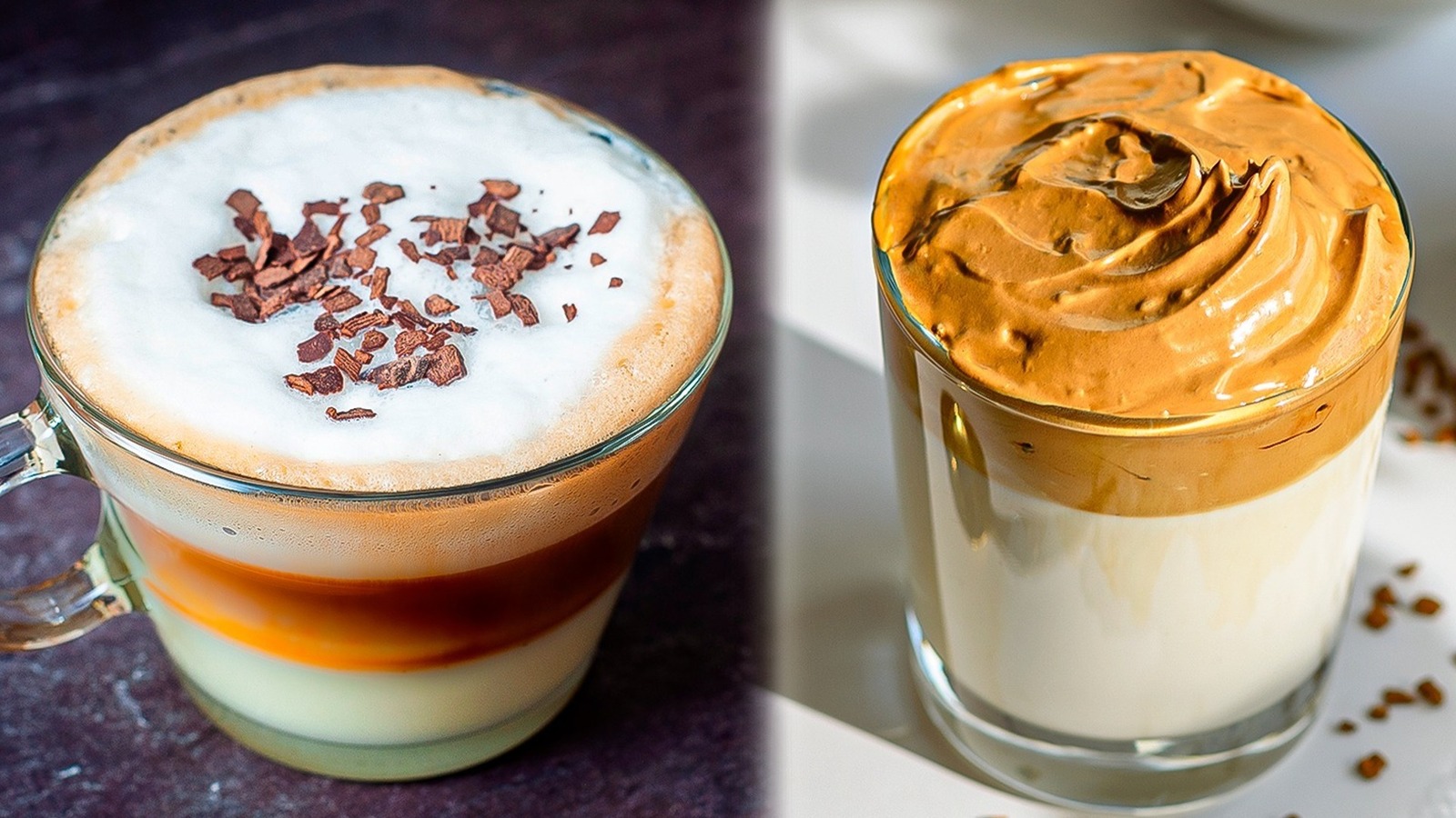 Café Cubano Vs. Dalgona: What's The Difference?