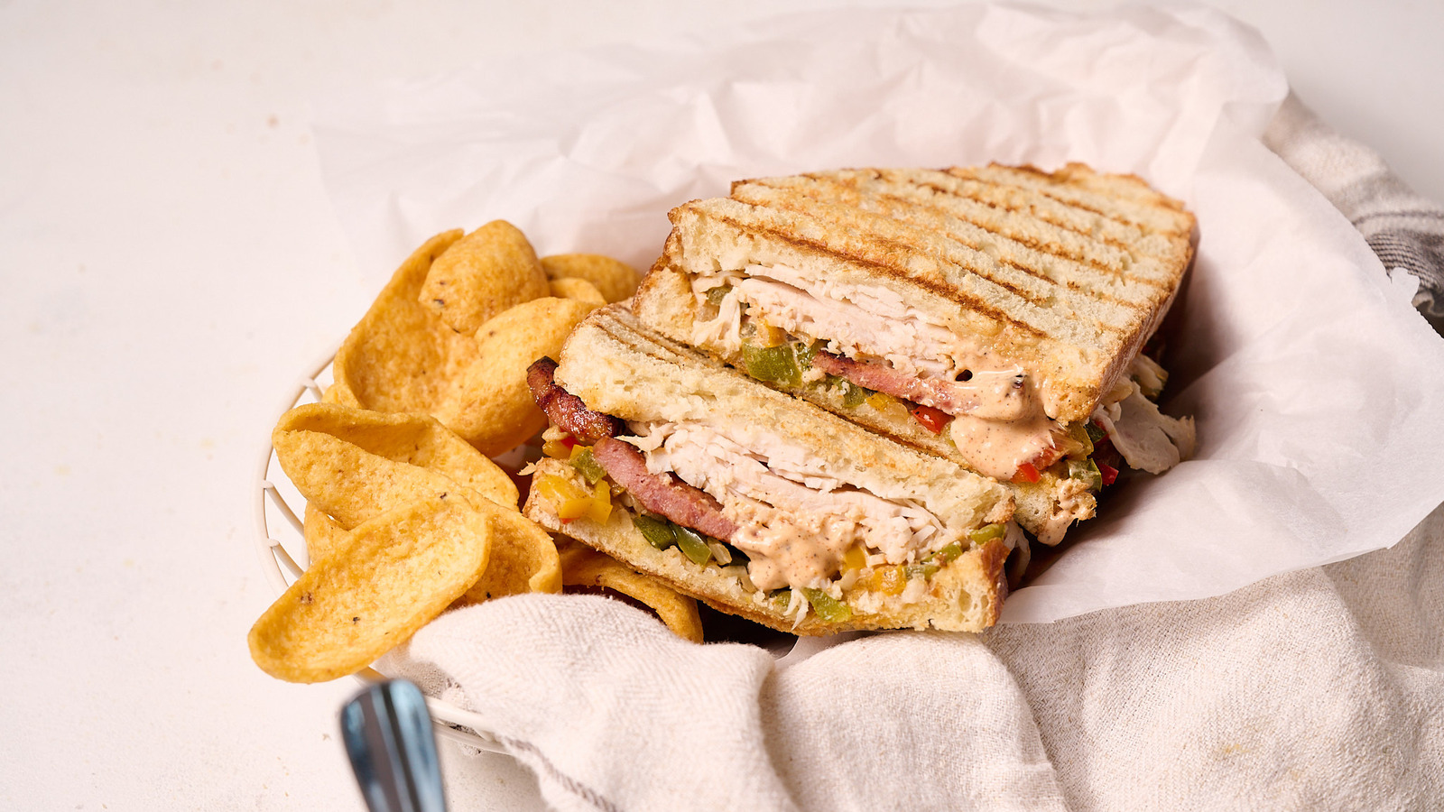 Cajun Turkey Po'Boy-Ish Panini Recipe
