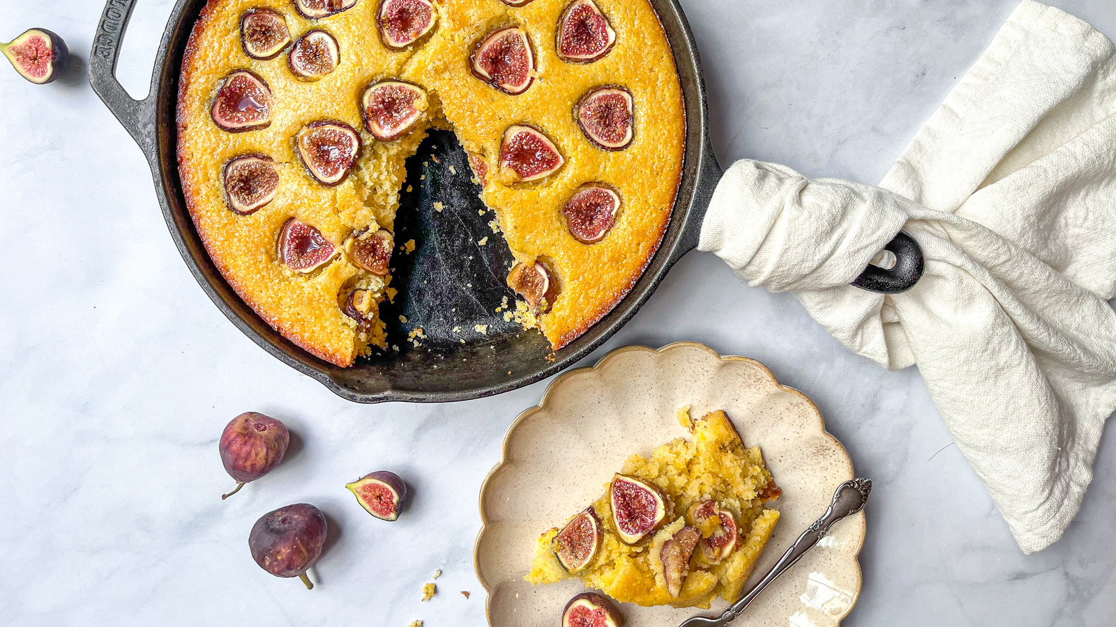 Cast Iron Fig Cornbread Recipe