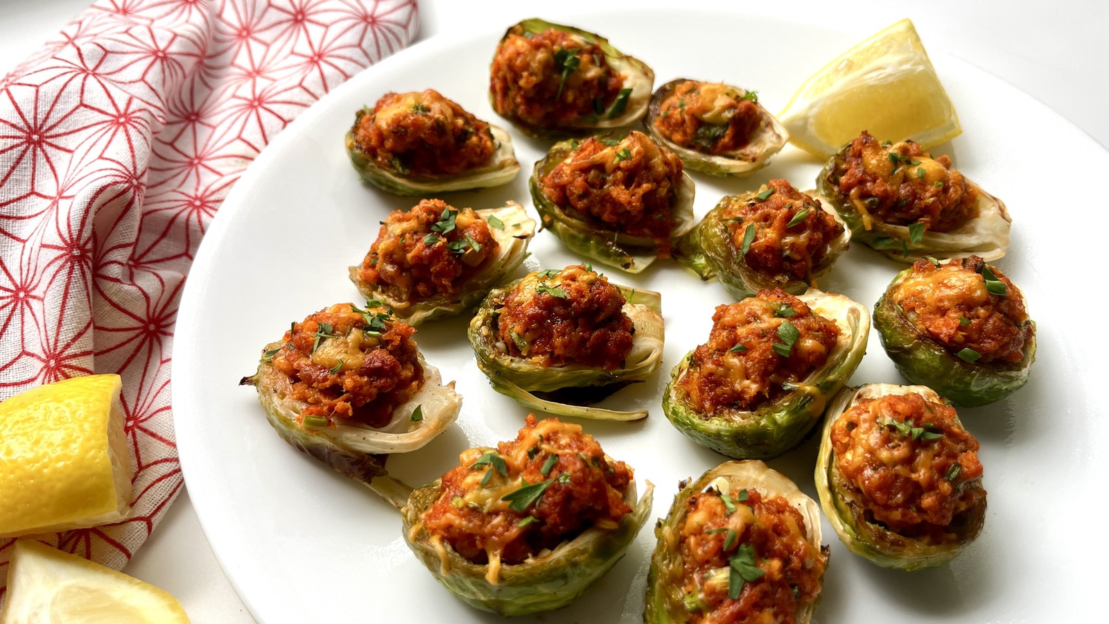 Chorizo-Stuffed Brussels Sprouts Recipe