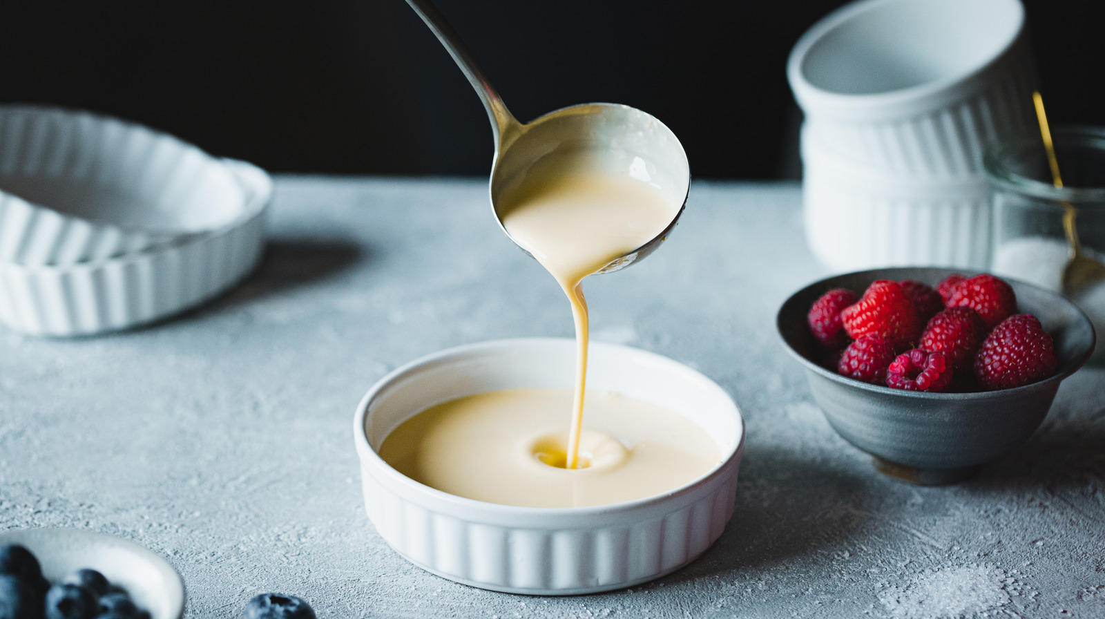 Combine Milk And Cream For A Well-Balanced Custard