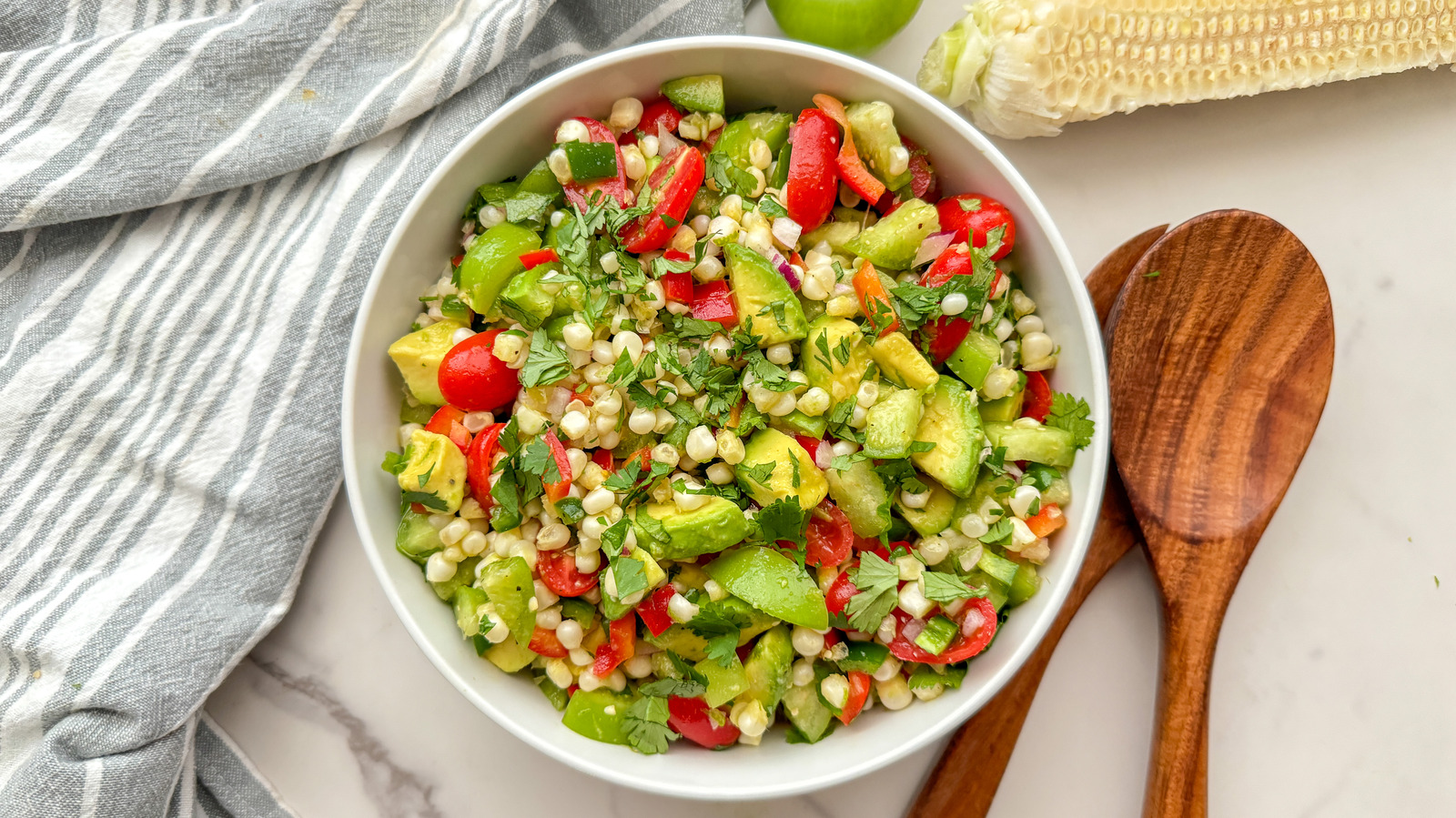 Corn And Fresh Tomatillo Salad Recipe