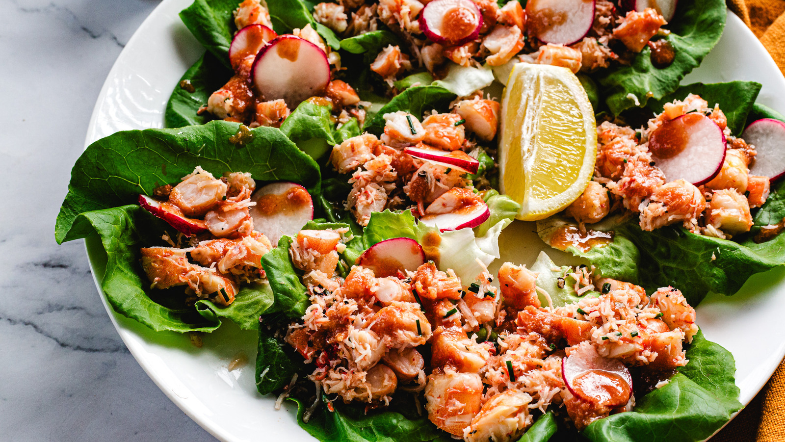 Crab And Shrimp Cocktail Lettuce Wraps Recipe