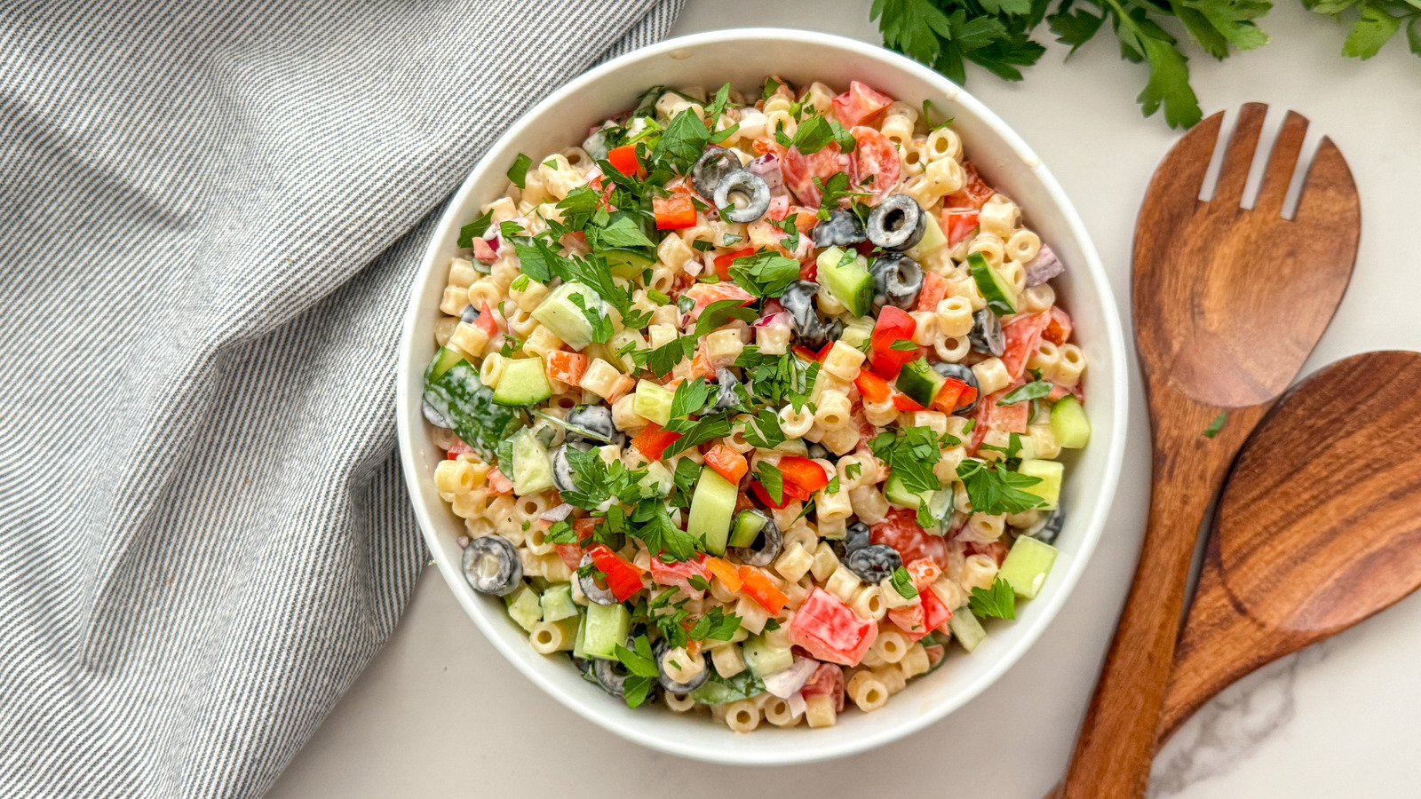 Creamy Dreamy Ditalini Pasta Salad Recipe