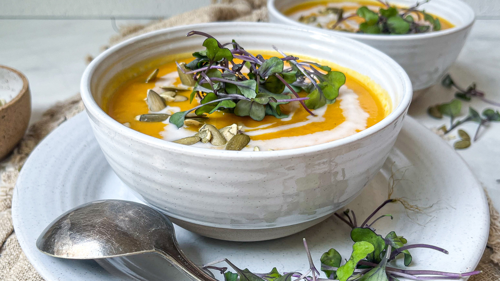 Roasted Acorn Squash Soup