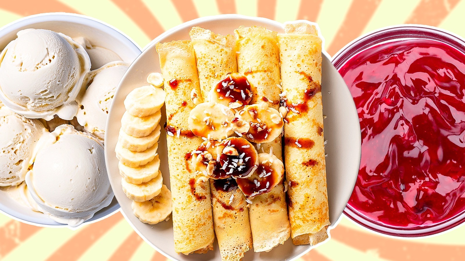 Crepes Are Your Secret For The Ultimate Ice Cream Enchiladas