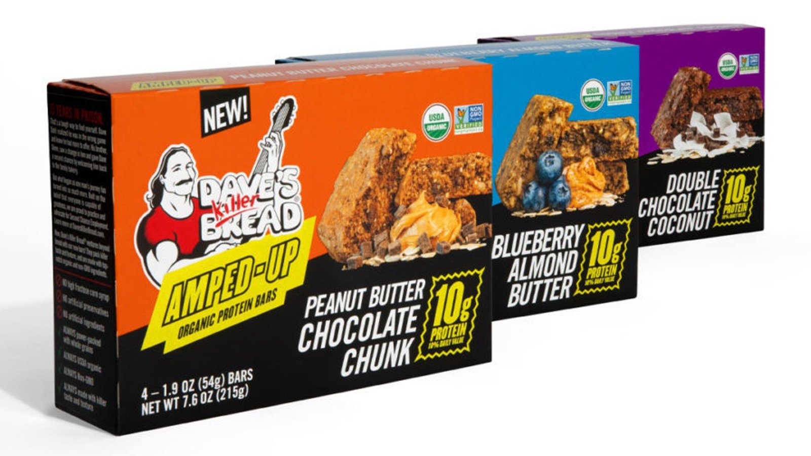 Dave's Killer Bread Brand Debuts New Organic Protein Bars