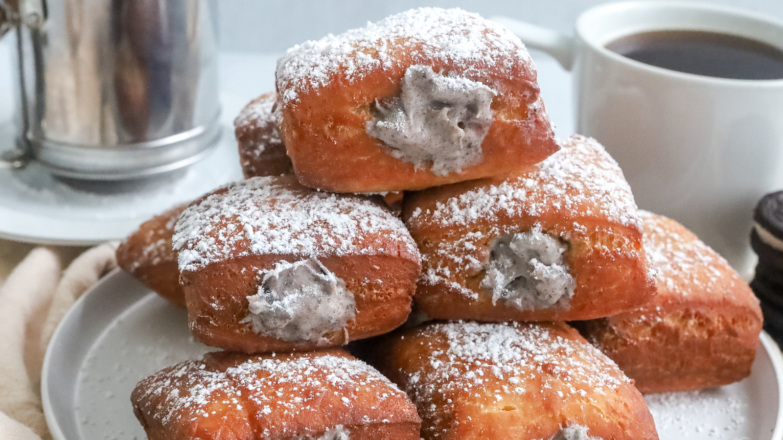 Disney-Inspired Cookies And Cream Beignets Recipe