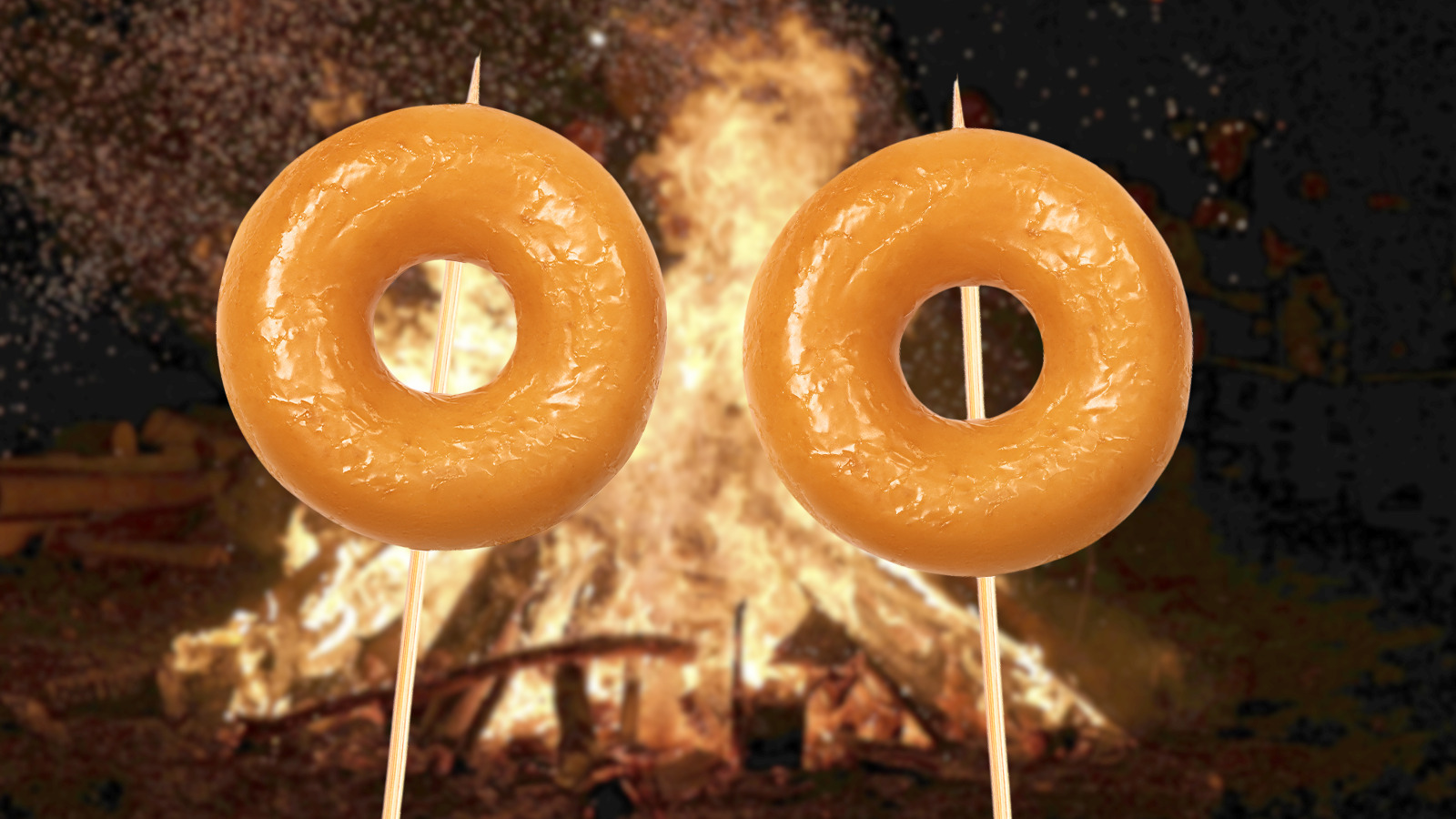 Ditch The S'mores And Roast Glazed Donuts At Your Next Campfire