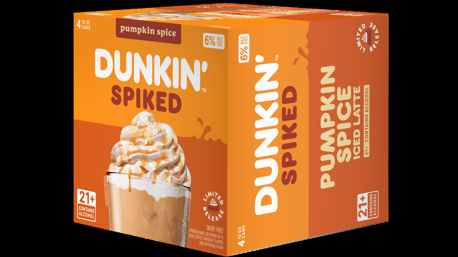 Dunkin' Launches New Pumpkin Spice Spiked Iced Latte