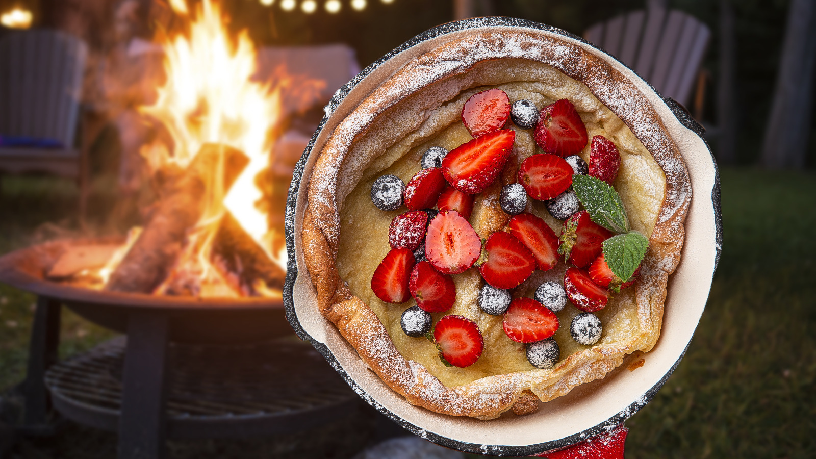 Dutch Baby Pancakes Can Be Easily Made With A Campfire And Hot Coals