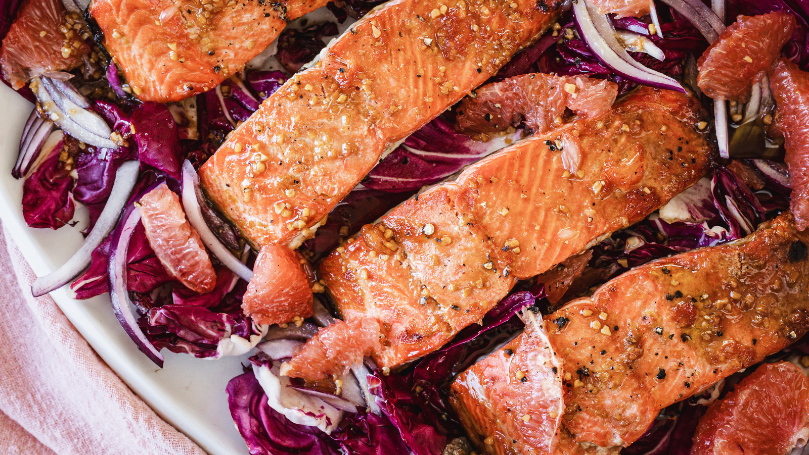 "Embrace The Bitter" Grapefruit Salmon Salad Recipe