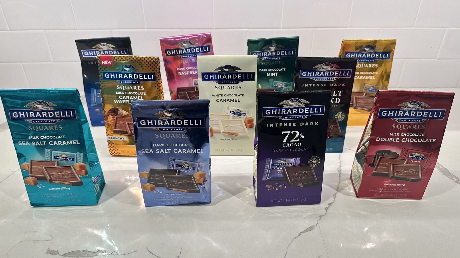 The Best And Worst Ghirardelli Chocolate Square Flavors