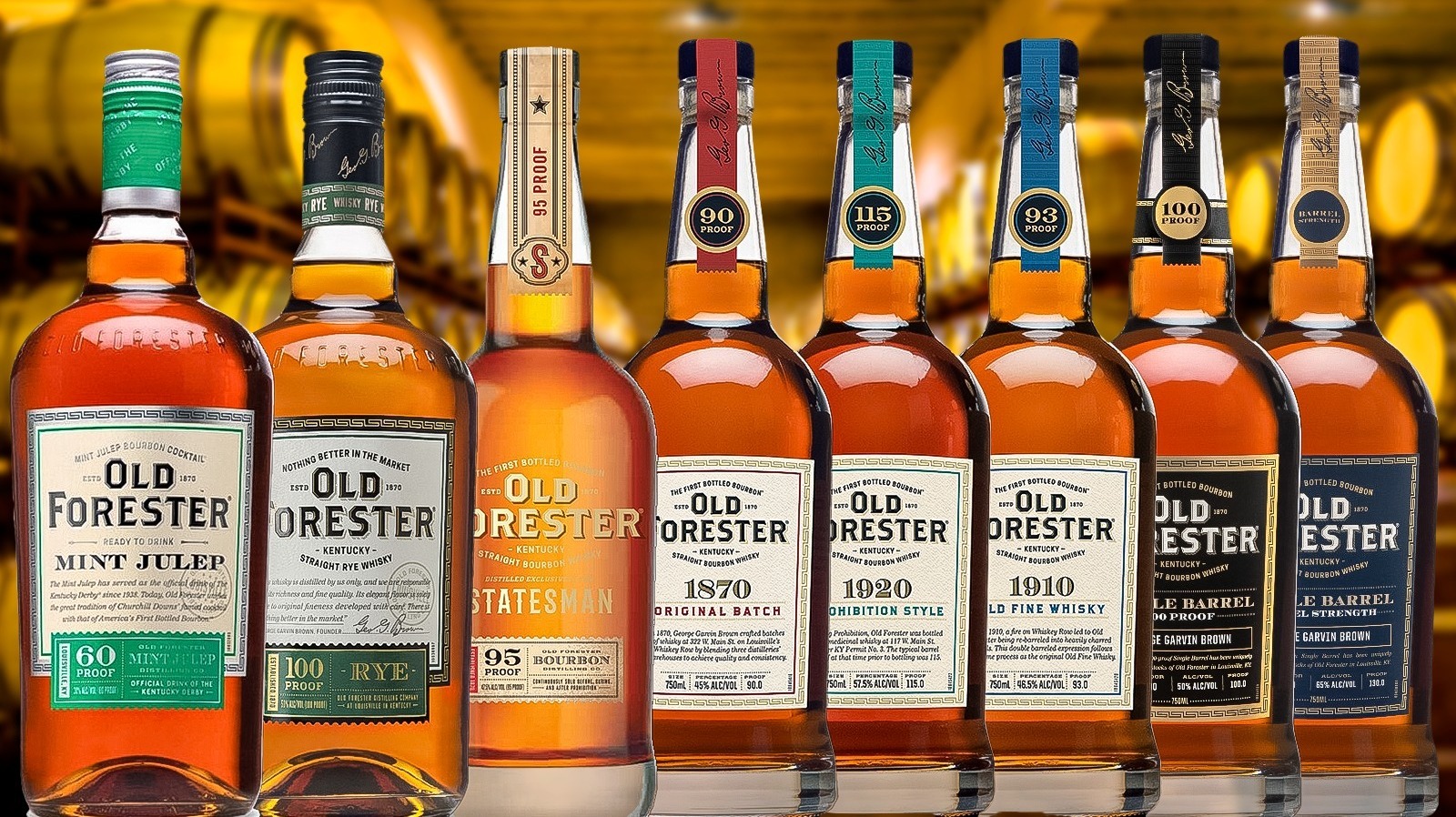 Every Old Forester Bourbon, Ranked