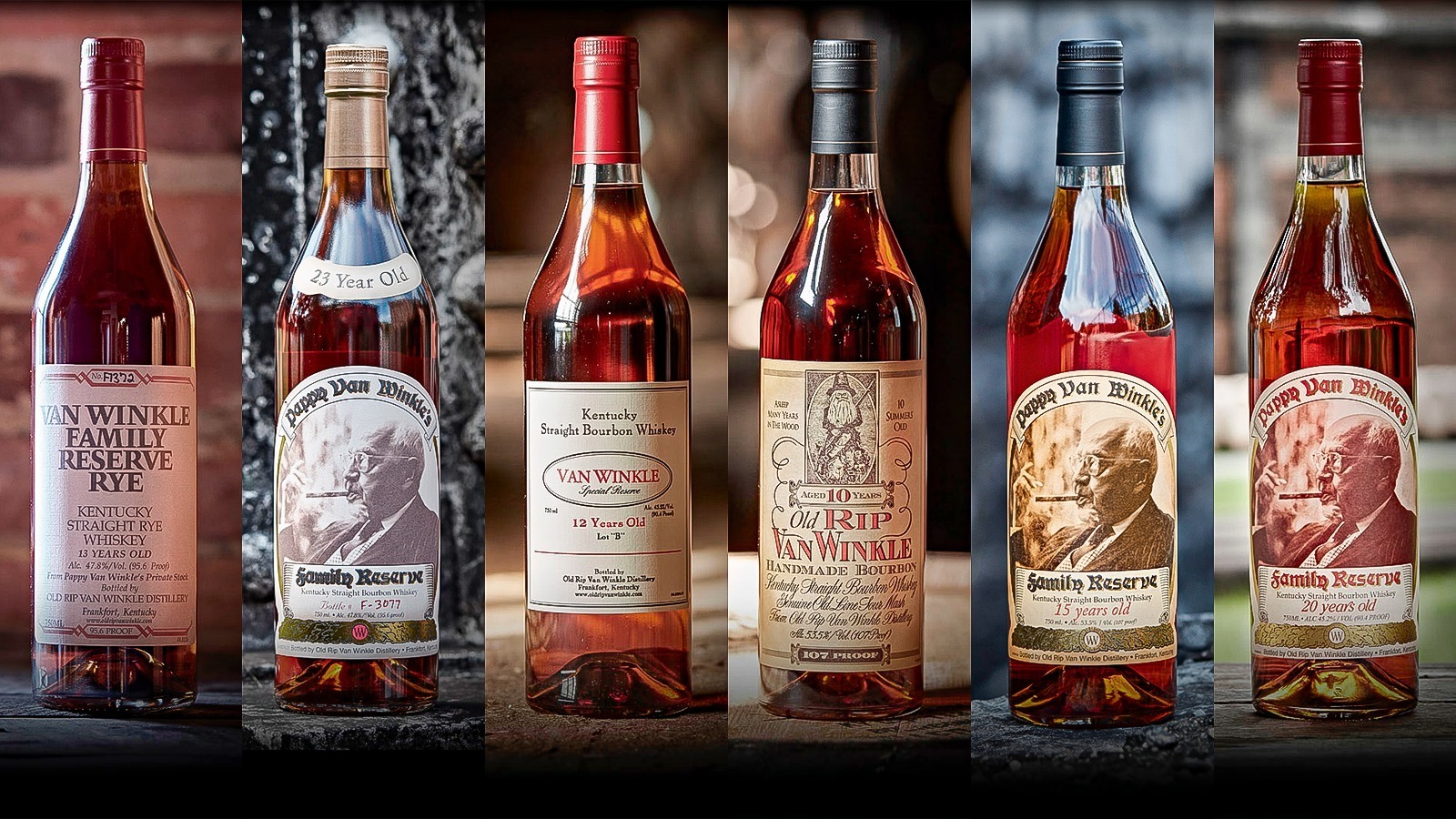 Every Old Rip Van Winkle Whiskey, Ranked