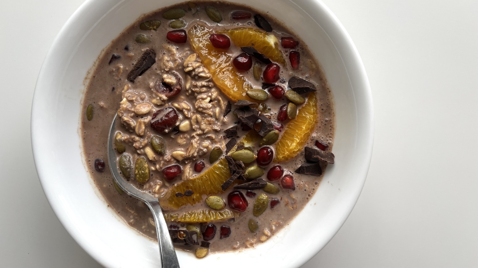 Fall Fruit And Cocoa Overnight Oats Recipe