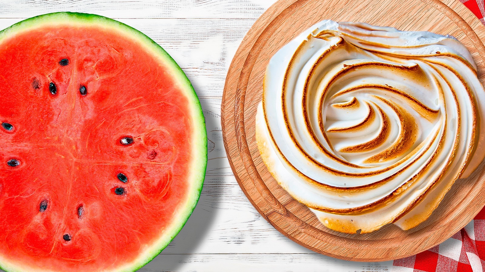 Frost Watermelon With A Layer Of Meringue For A Fun And Unconventional ...