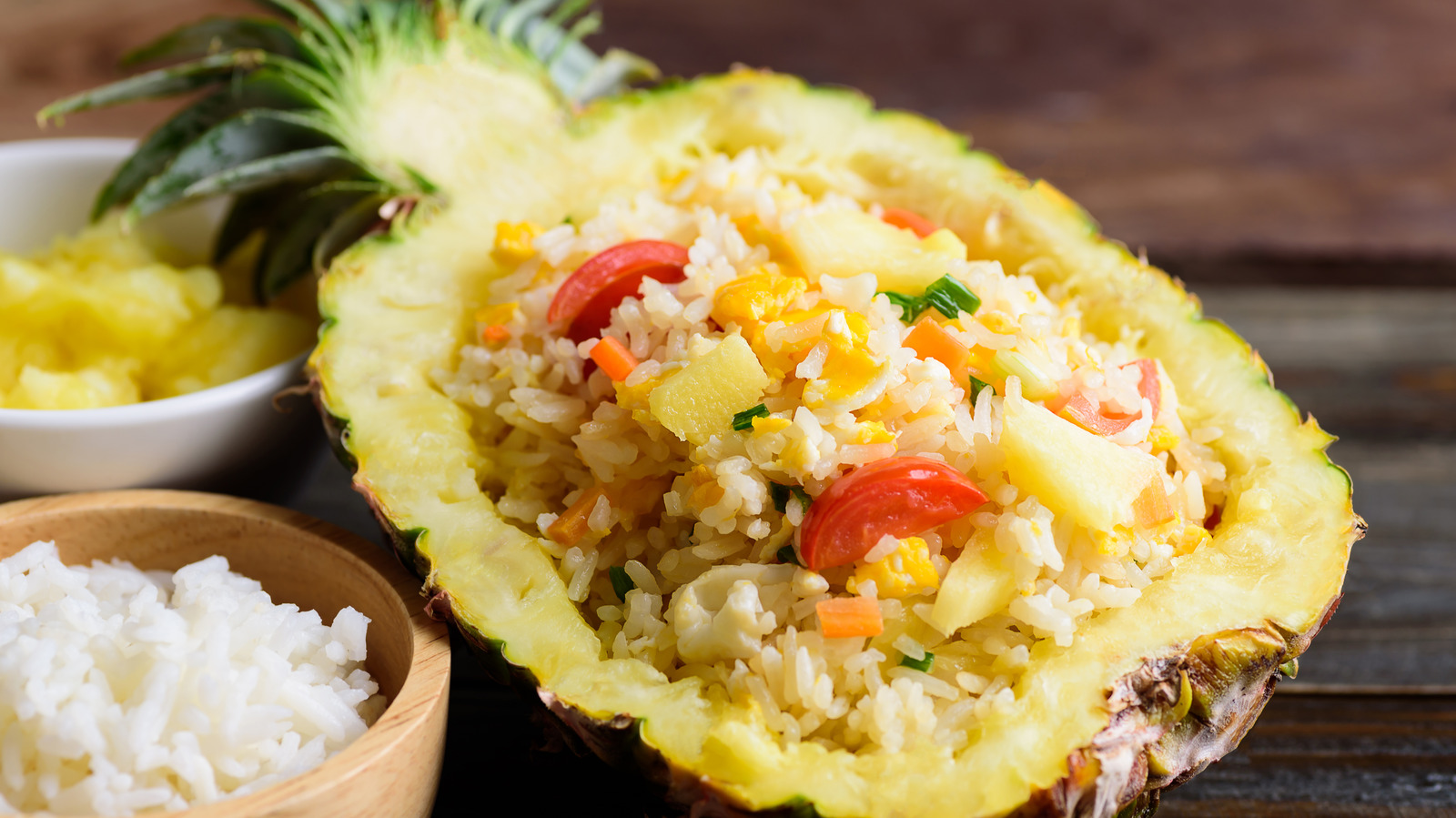 Give Fried Rice A Festive Upgrade By Serving It In A Pineapple Boat