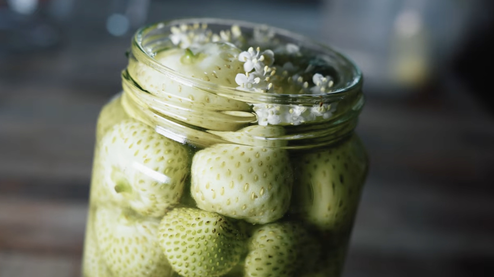 Give Green Strawberries A Simple, Sweet Pickling For A Tart And Tasty Snack