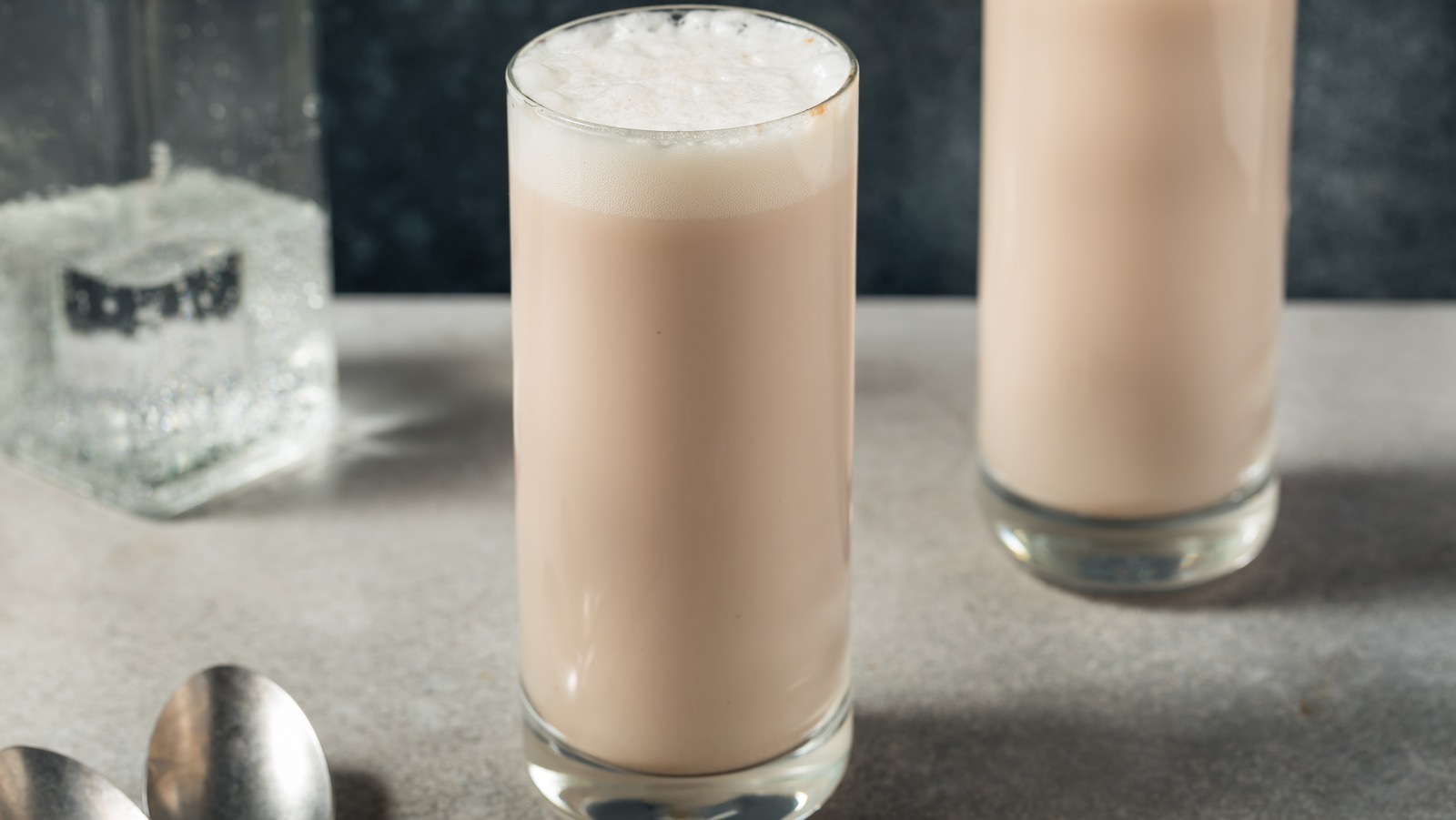 Give The Classic Egg Cream A Boozy Spin With A Shot Of Bourbon