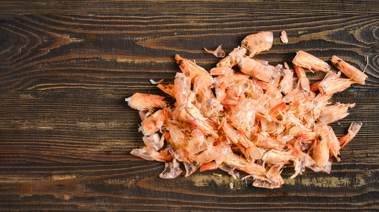 How To Use Leftover Shrimp Tails To Elevate Your Tuna Casserole