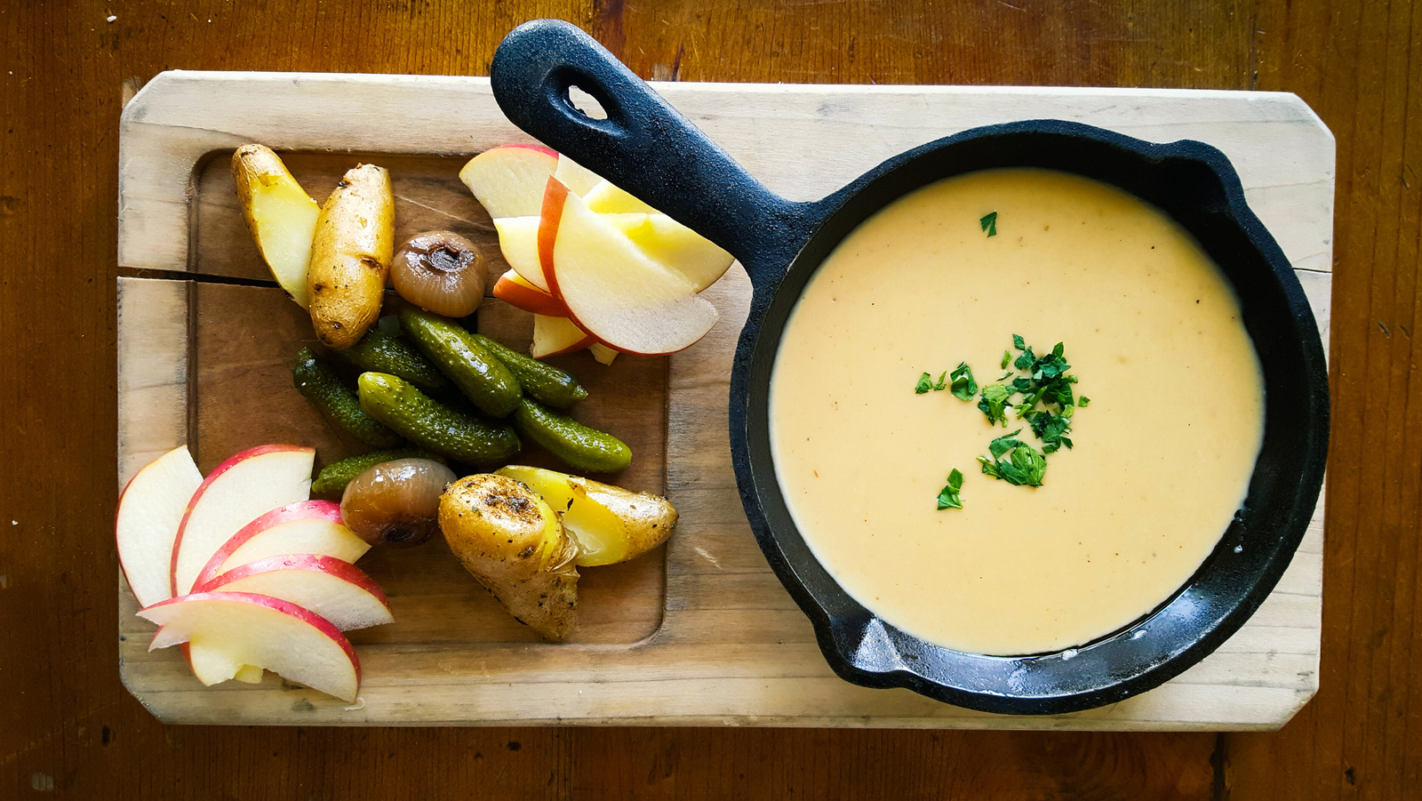 Give Your Cheese Dip A Vinegary Kick Using Diced Dill Pickles