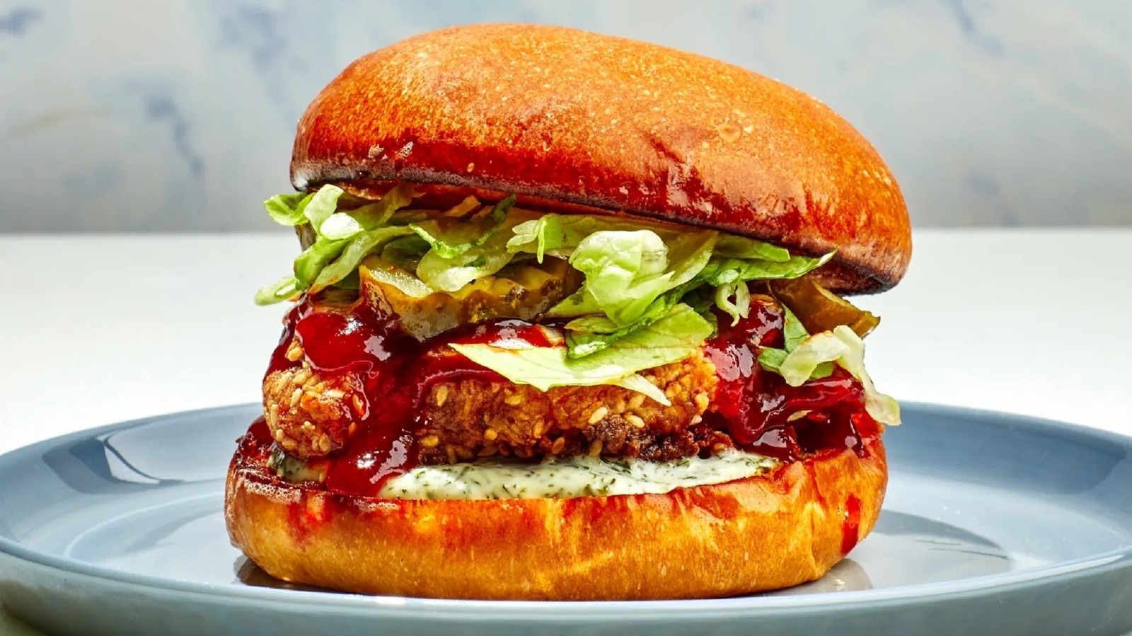 Gochujang-Infused Sauce Takes Your Fried Chicken Sandwich To A New Level
