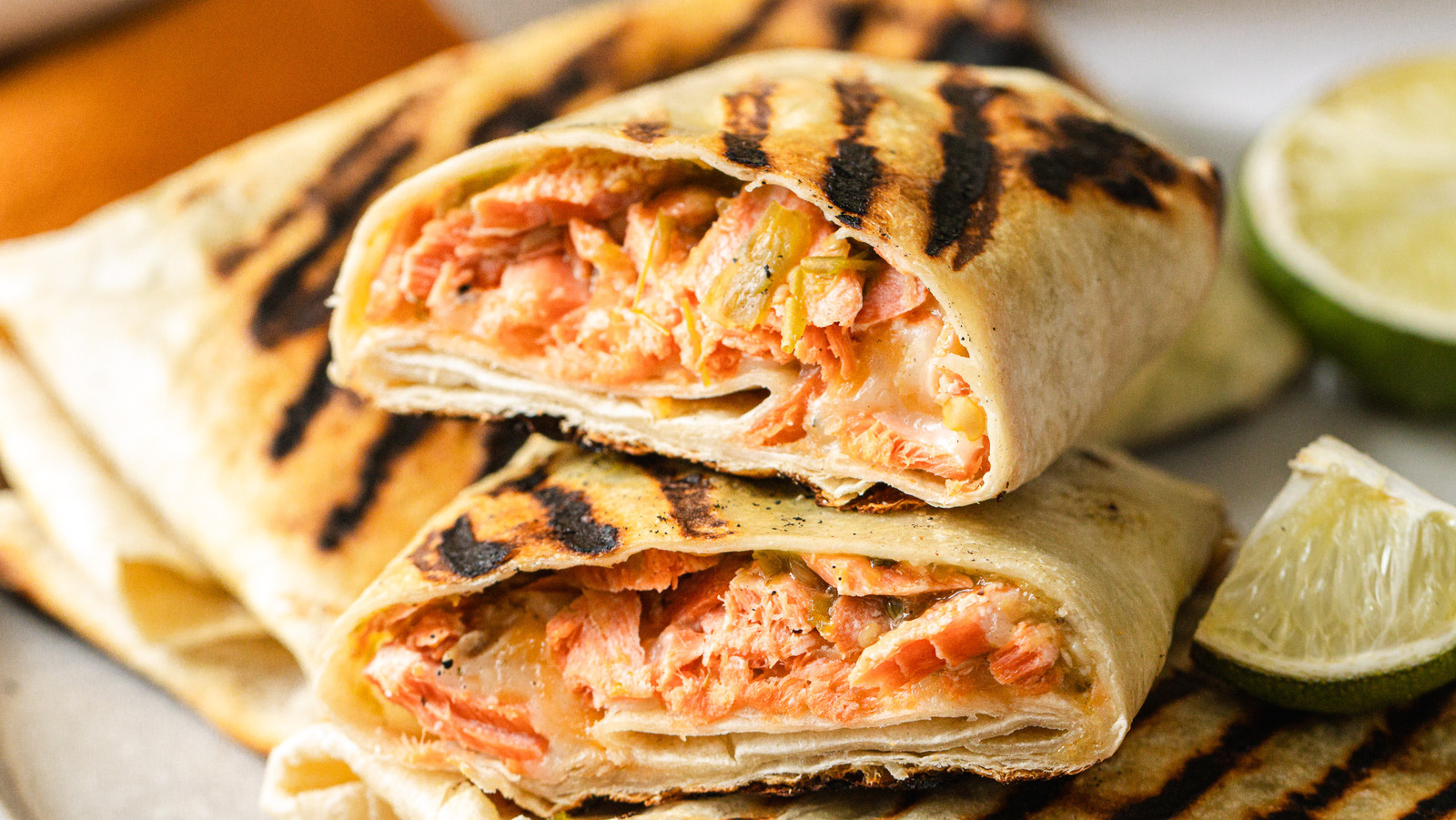 Grilled Salmon Burrito Recipe