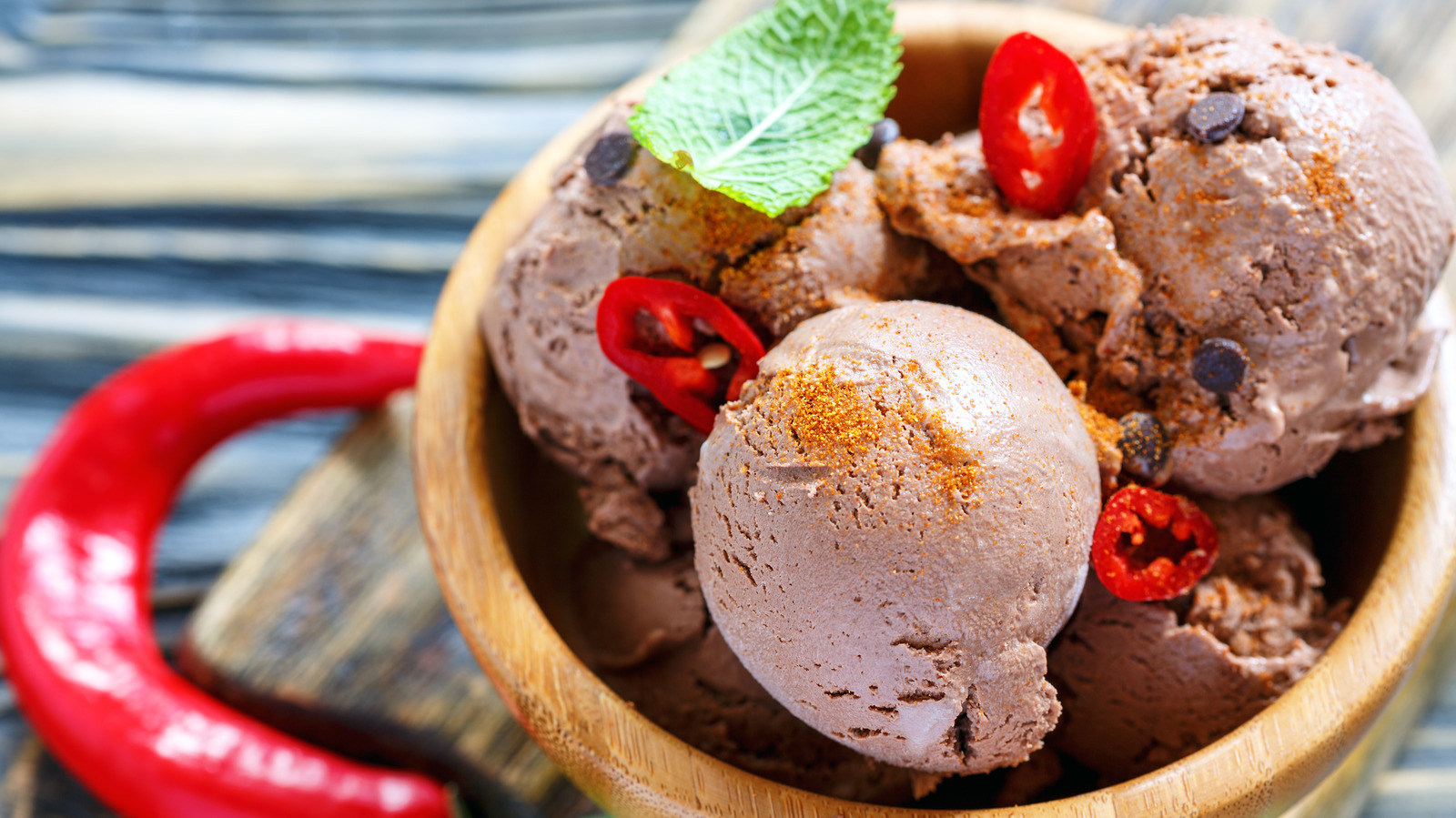 Heat Up Your Ice Cream With A Dusting Of Chile Powder And Cinnamon