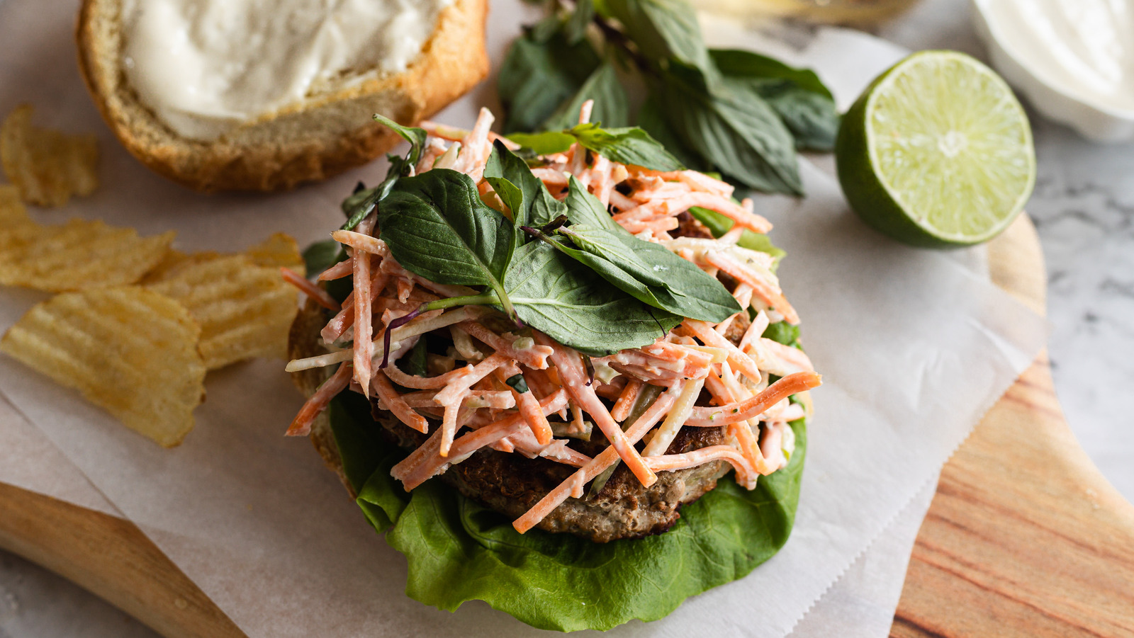Herbaceous Thai Turkey Burgers Recipe
