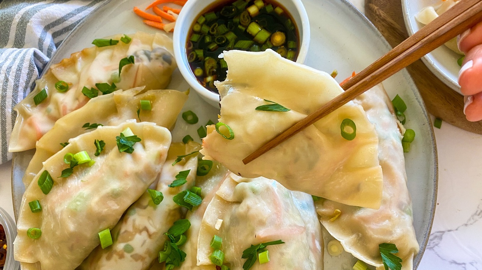 Homemade Veggie Potstickers Recipe
