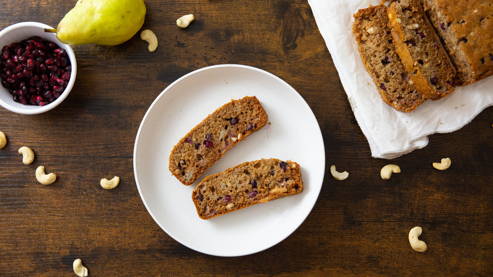 Honeyed Pomegranate Bread Recipe