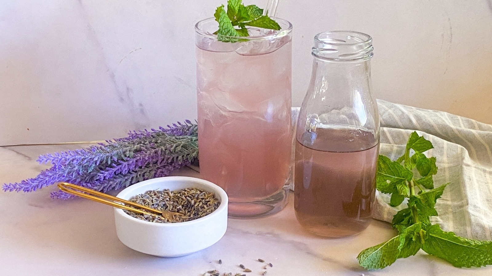 The Simple Way To Make A More Flavorful Lavender Syrup