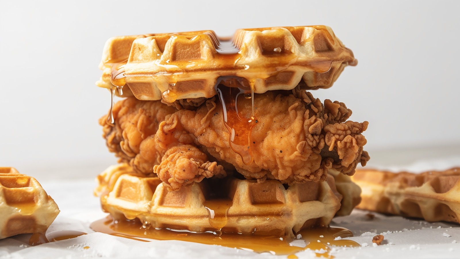 How To Make A Miniature Chicken And Waffles Appetizer For Your Next Brunch