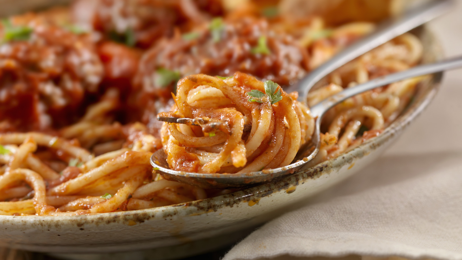 How Well Sauce Sticks To Your Pasta May Come Down To The Way It's Made