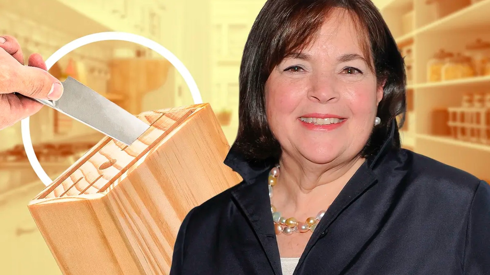 Ina Garten's Tip For Keeping Blades Sharp In Your Knife Block